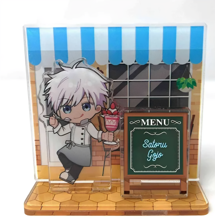 Jujutsu Kaisen Mini Anime Figures | Anime Restaurant Scene Collectibles